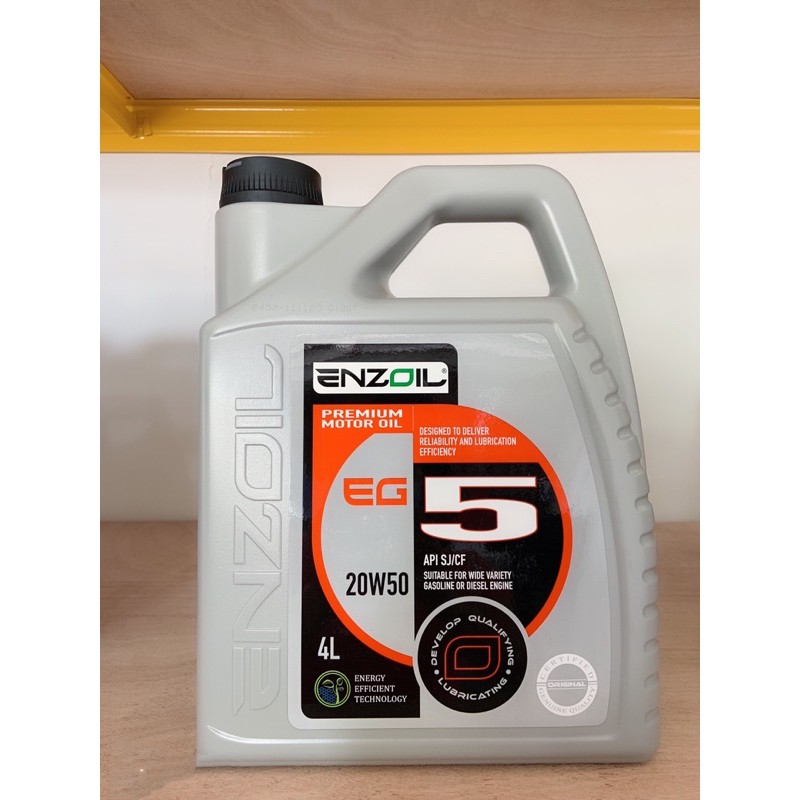 Enzoil 20W50 EG5 Engine Oil 4L | Shopee Malaysia