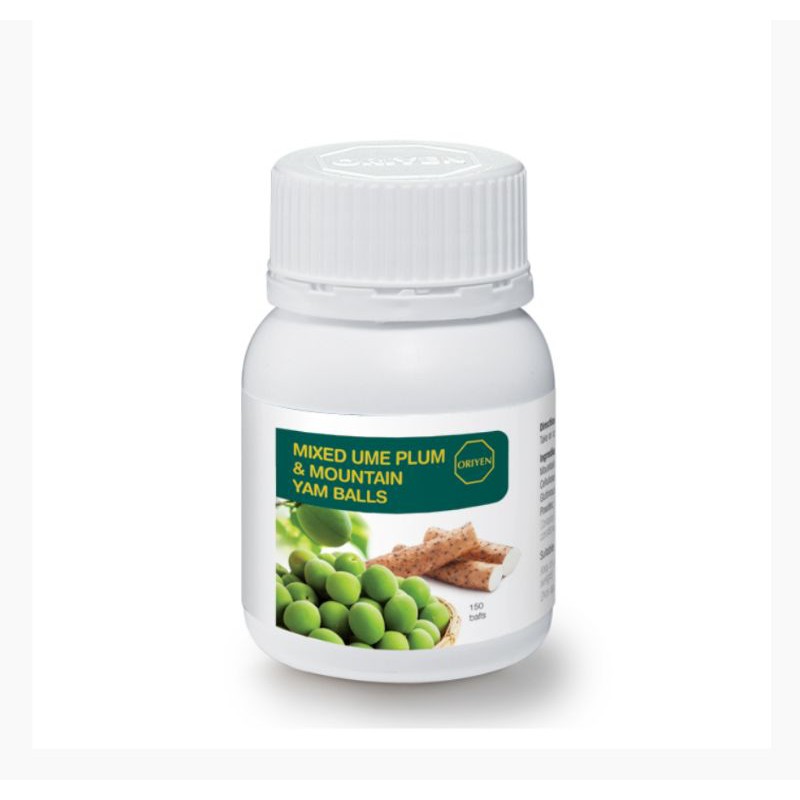 OriyenMixed Ume Plum & Mountain Yam Balls 150 X 230mg | Shopee Malaysia