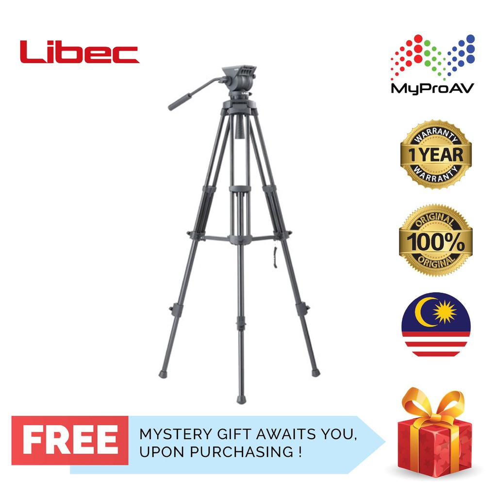 Libec Th Z Tripod System With Mid Level Spreader 75 Mm Shopee Malaysia
