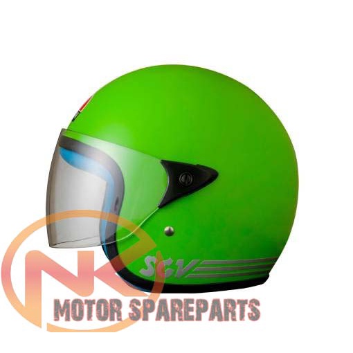 Helmet SGV Kids Visorex /Topi budak (54cm) Red, Blue, green, yellow ...