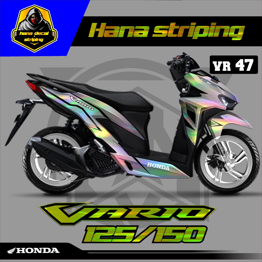 Vario new 125 And 150 HNs 47 full body HOLOGRAM Sticker decal | Shopee ...