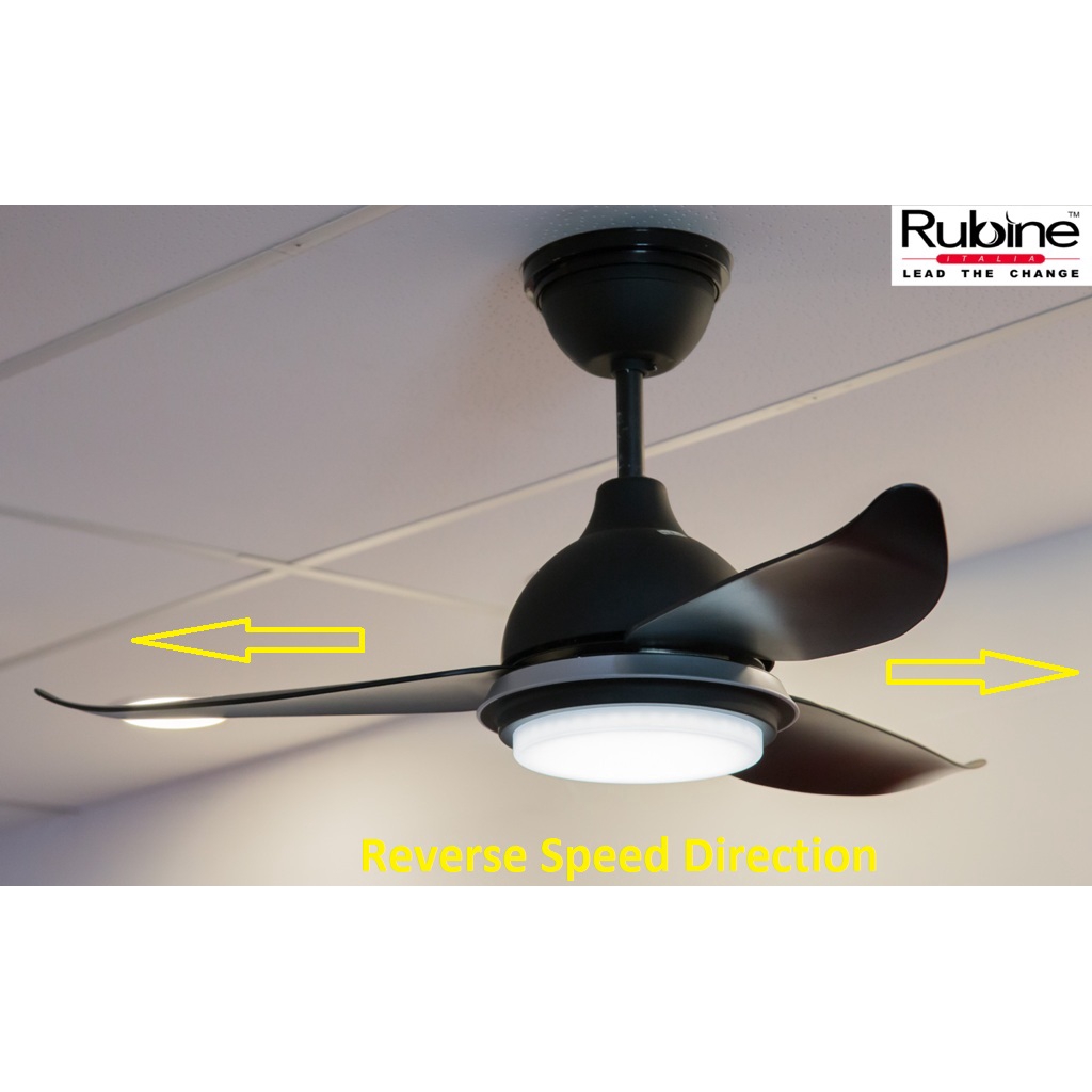 Rubine Elegant Ceiling Ampio Baby Fan With Light 38inch | Shopee Malaysia