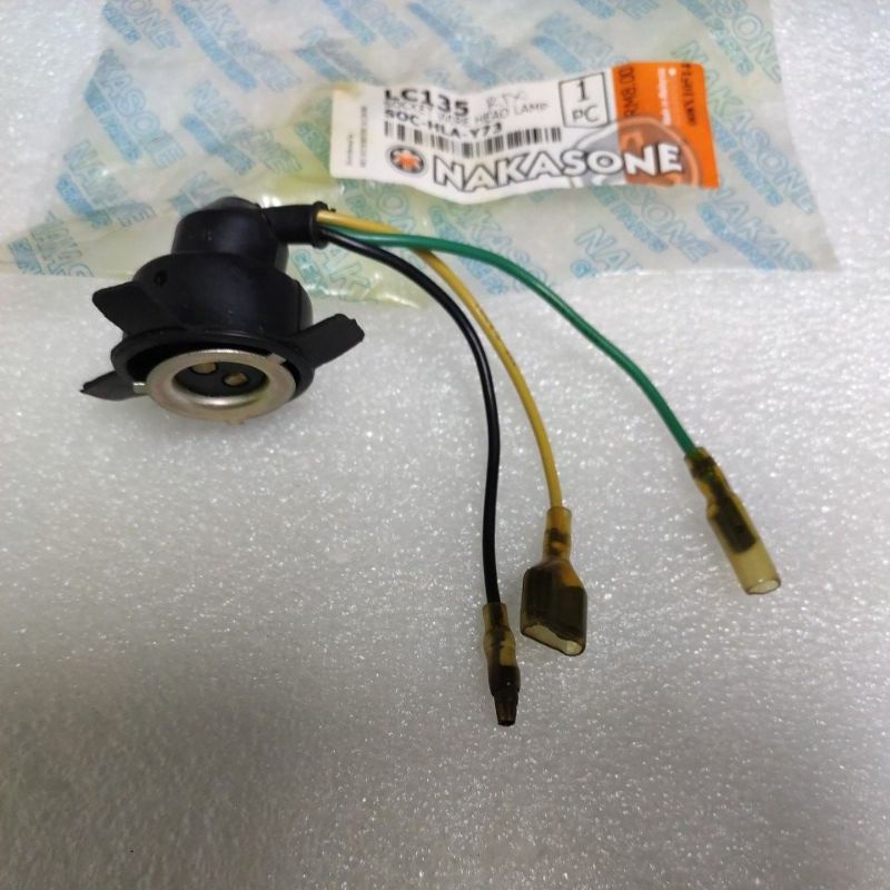 head lamp socket lampu depan soket yamaha lc135v1 lc135 v1 v2 v3 | Shopee Malaysia