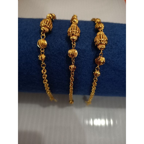 💥EMAS KOREA 24K RANTAI TANGAN STYLE PANDORA PANJANG 18CM💥 | Shopee Malaysia