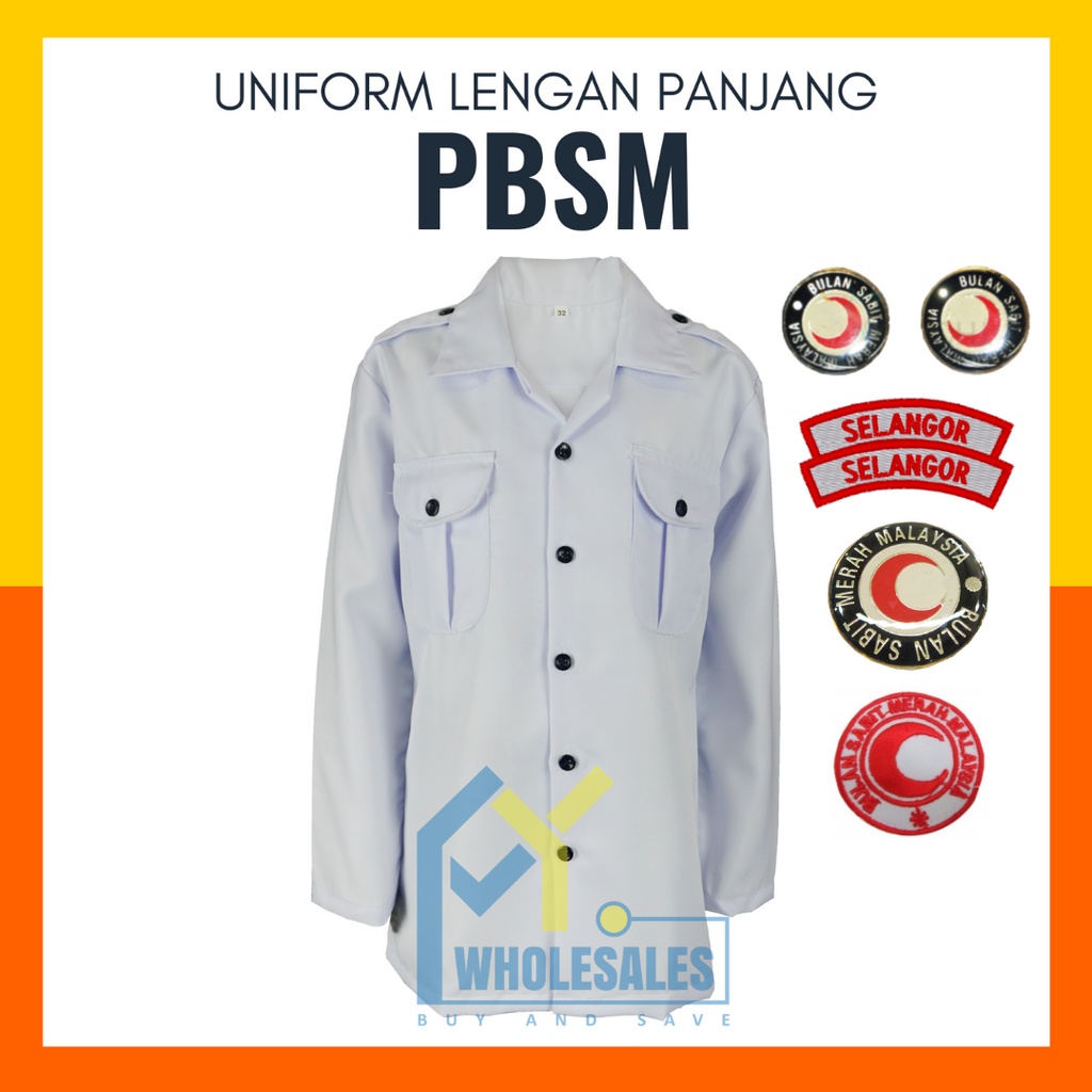 KADET UNIFORM PBSM (LENGAN PANJANG) - K013 | Shopee Malaysia