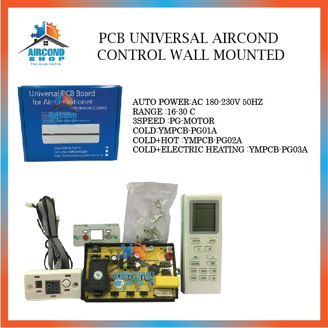 PCB UNIVERSAL AIR COND CONTROL WALL MOUNTED | Shopee Malaysia