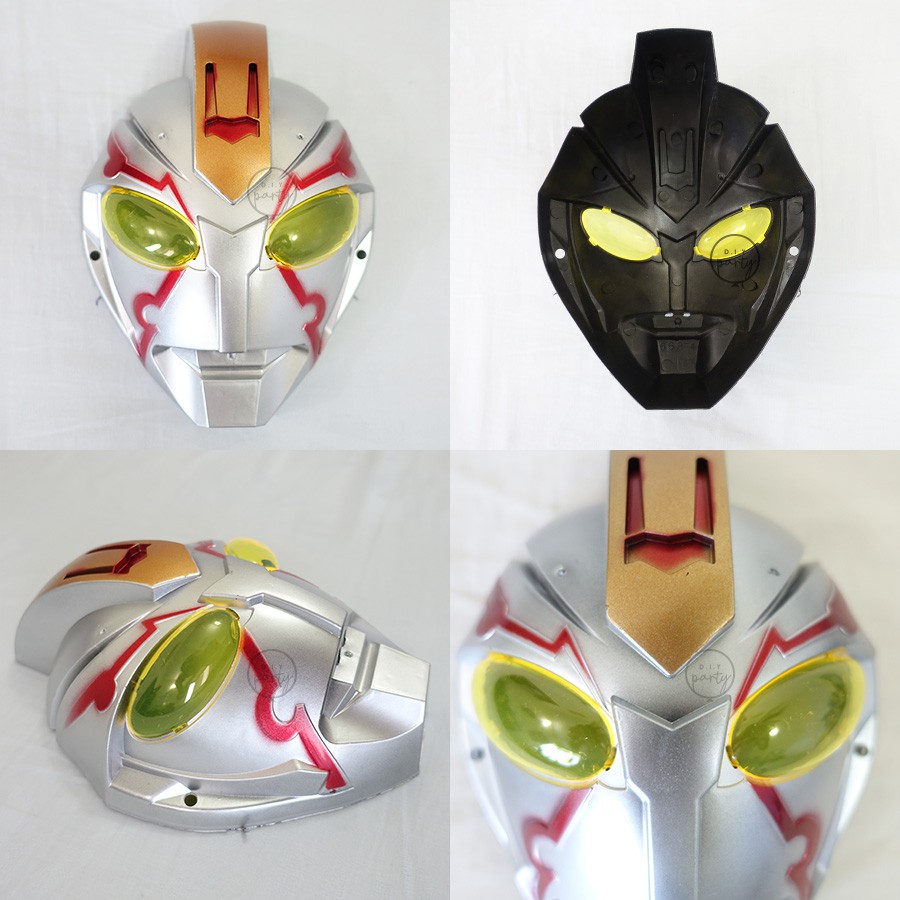 Ultraman Mask Cape Sword LED Topeng Kids Toys Ultra man Birthday Gifts ...