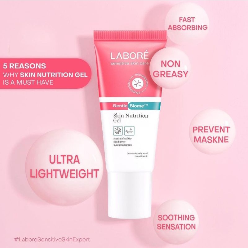 Labore Sensitive Skin Care GentleBiome Skin Nutrition Gel 50ml | Shopee ...