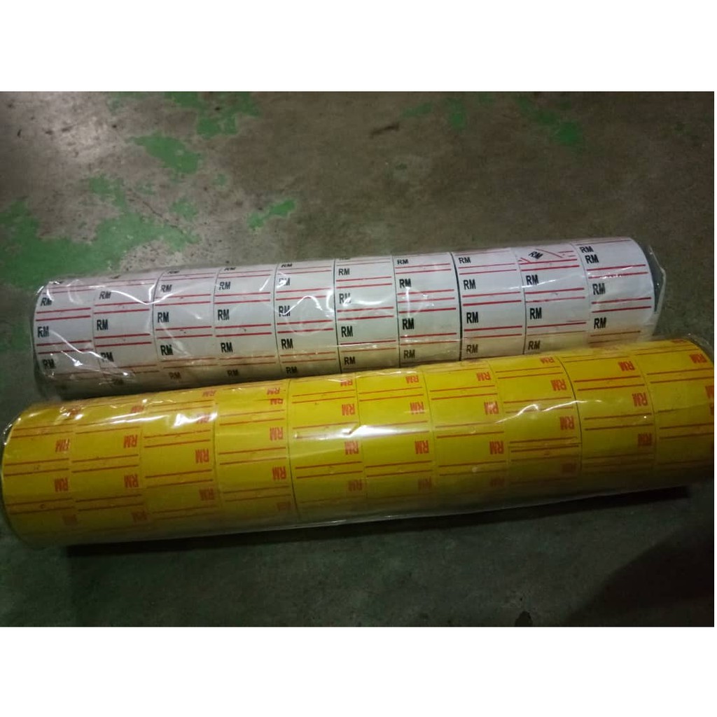 Price label tag Rm sticker / Rm rolls 1 Roll (10pcs) | Shopee Malaysia