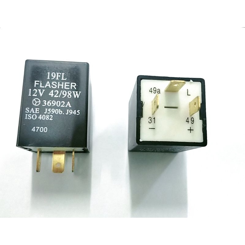 36902A Proton Saga wira lswara Gen2 Pesona Flasher Unit Relay 12V 3 Pin ...