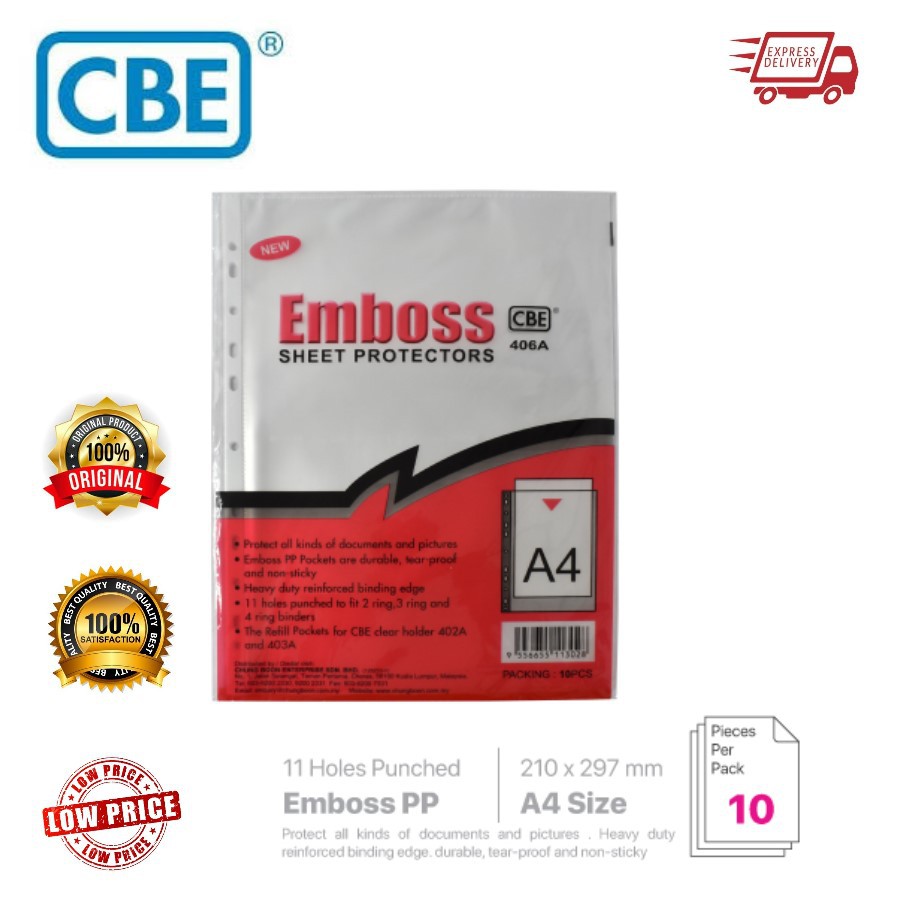 Astar / CBE Sheet Protectors (Pack of 10's) 305A 406A 013A | Shopee ...