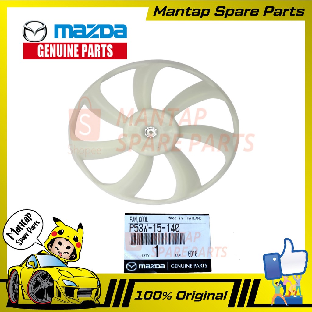 MAZDA GENUINE PARTS ENGINE RADIATOR FAN BLADE COOLING MAZDA 2 SKYACTIV ...