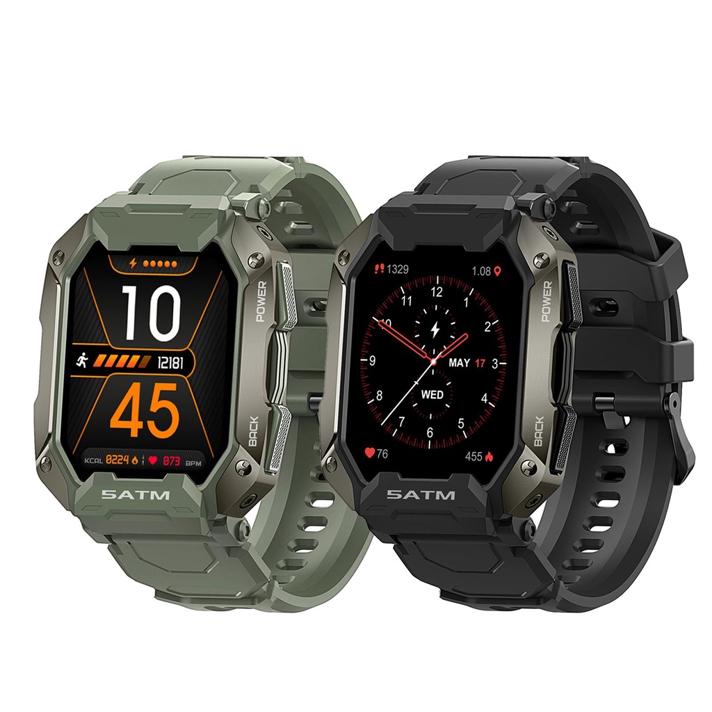 KOSPET TANK M1 Rugged Smart Watch 5ATM IP69K Waterproof Outdoor ...