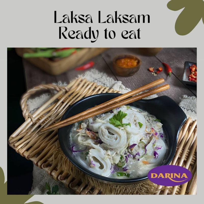 Laksa Beras Laksam Kelantan Mee SEDIA UNTUK DIMAKAN 1KG | Shopee Malaysia