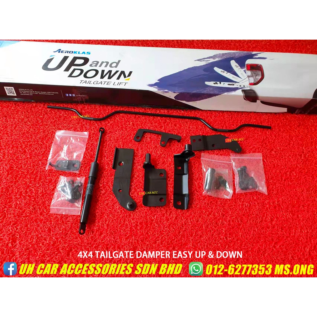 Nissan Navara NP300 Pro4X Pro 4XAeroklas Rear Tailgate Easy Up & Down ...