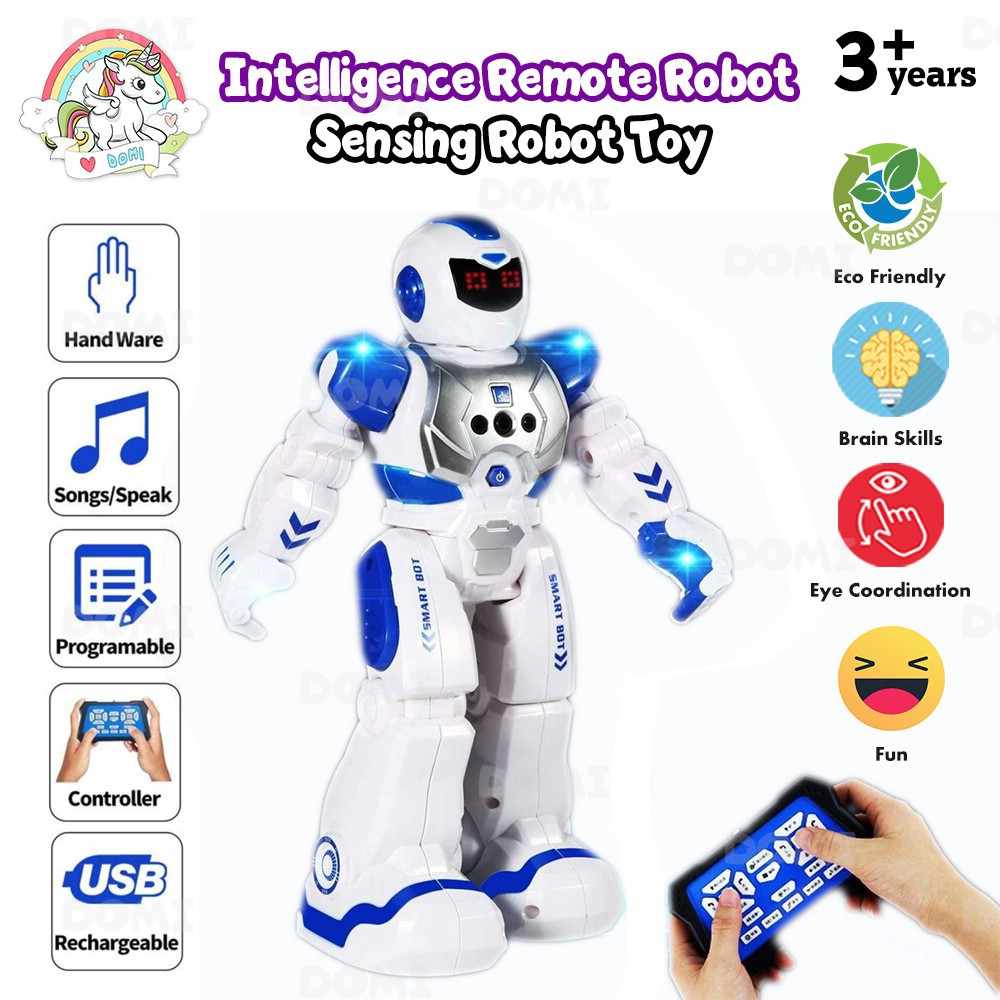 DOMI Telecontrol Intelligent RC Robot Children Electric Sensor Dance ...