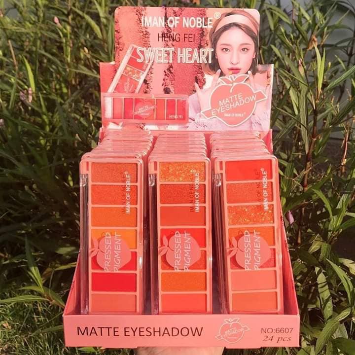 Peach 8 Color Eye Shadow Iman Of Noble | Shopee Malaysia
