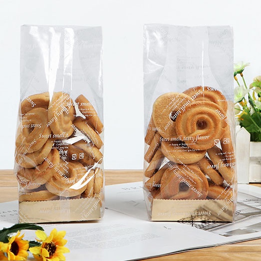 50pcs/+-pack Transparent Cookies Bag Biscuit Bag Packaging Plastic ...