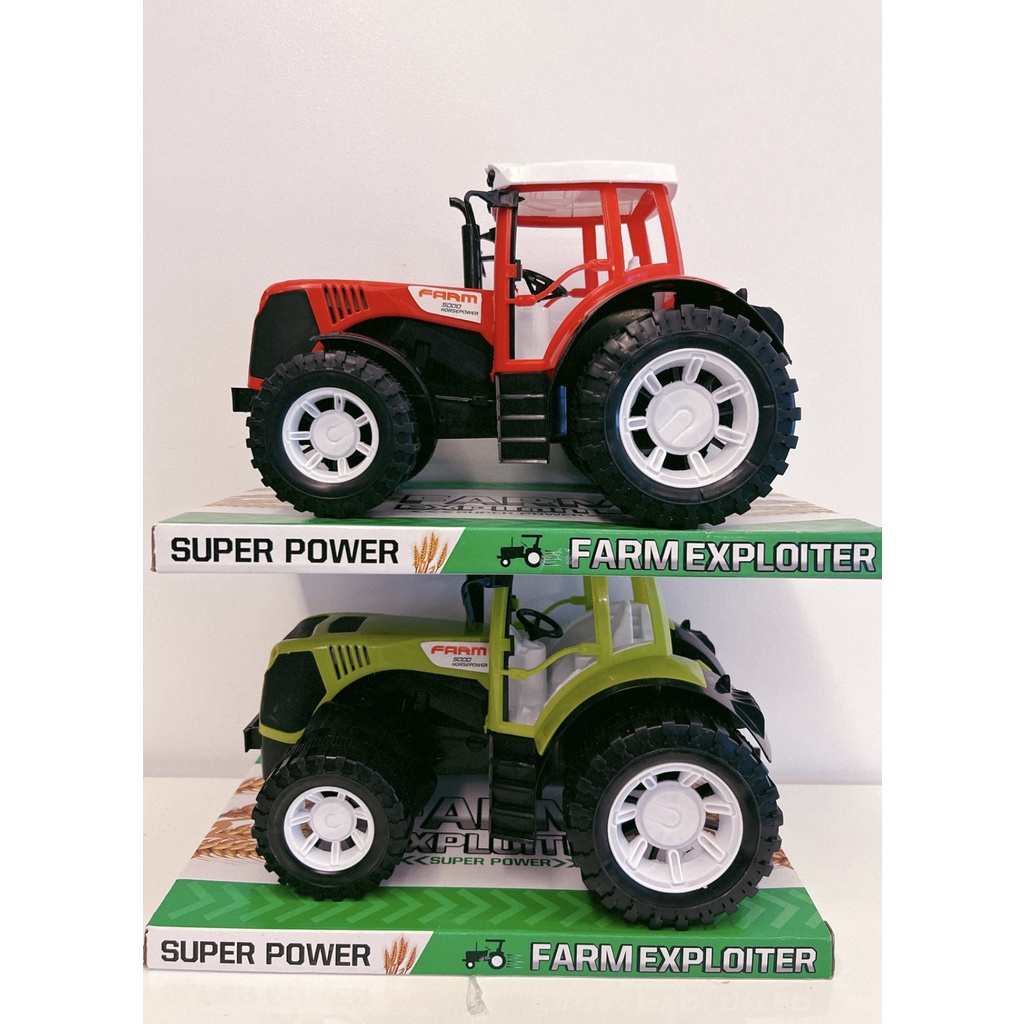 Farm Tractor Truck Harvester Toy Farm Toys Mesin Padi replika mesin ...