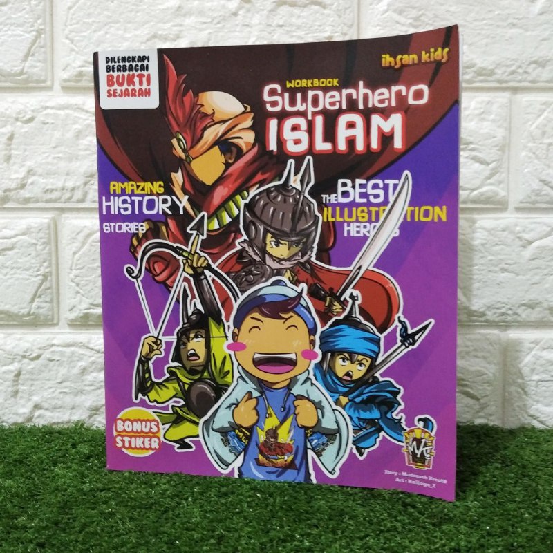 Islamic Superhero Workbook - Bonus Sticker | Shopee Malaysia