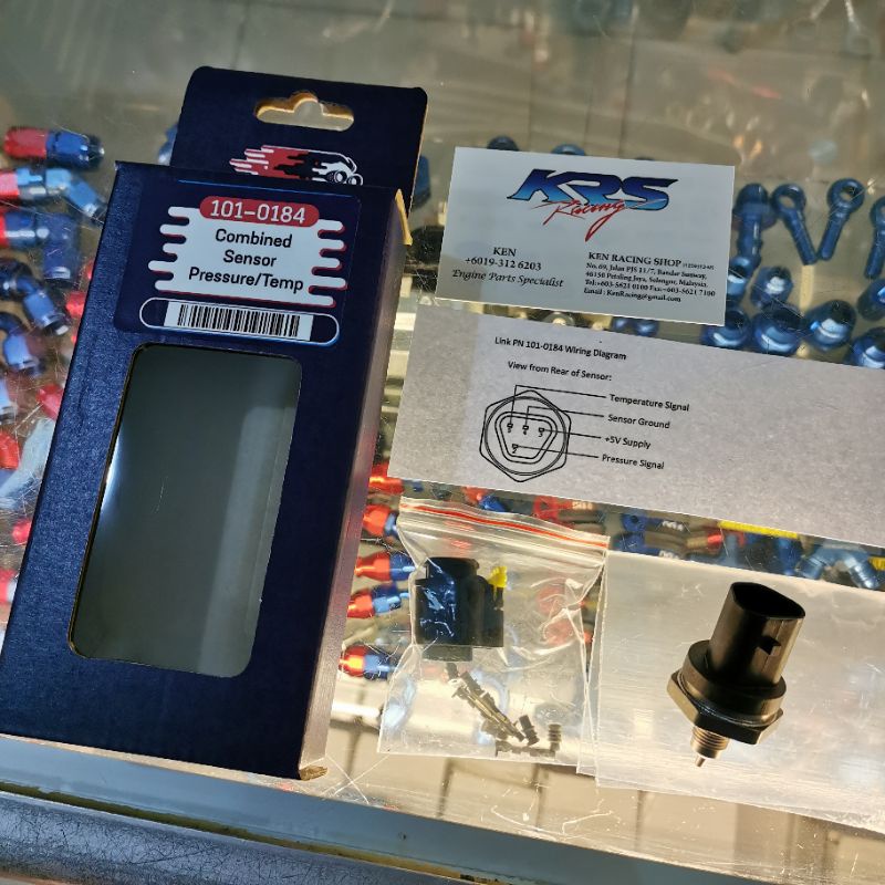 LINK ECU 10 BAR PRESSURE AND TEMP SENSOR COMBINED, For use with atom ...