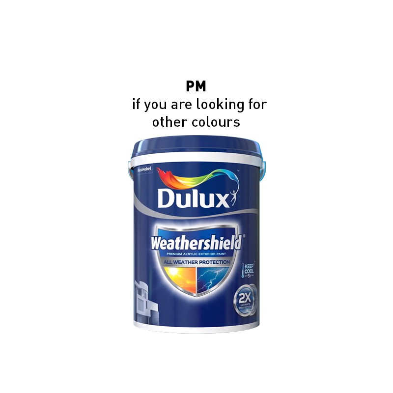 18L ICI DULUX Weathershield Exterior Wall Paint 7 Years Protection ...