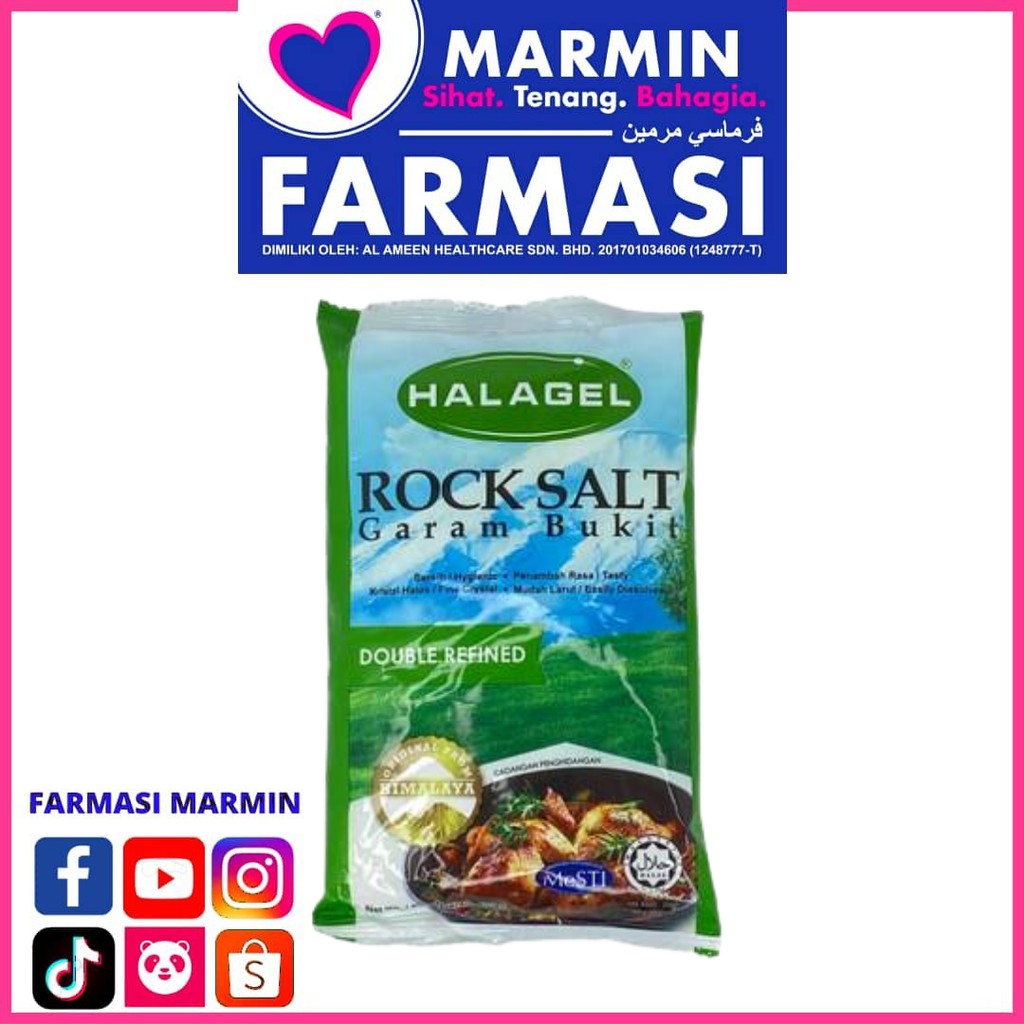 HALAGEL ROCK SALT (DOUBLE REFINED) 400G | Shopee Malaysia