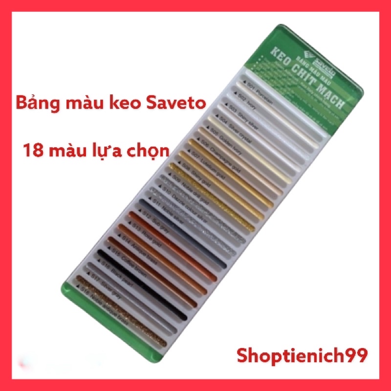 Color Chart Distinguishing Colors of Saveto Sealant. | Shopee Malaysia