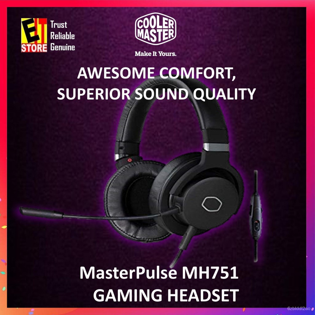 TZcQ COOLER MASTER MH751 MULTI-PLATFORM GAMING STEREO HEADSET WITH ...