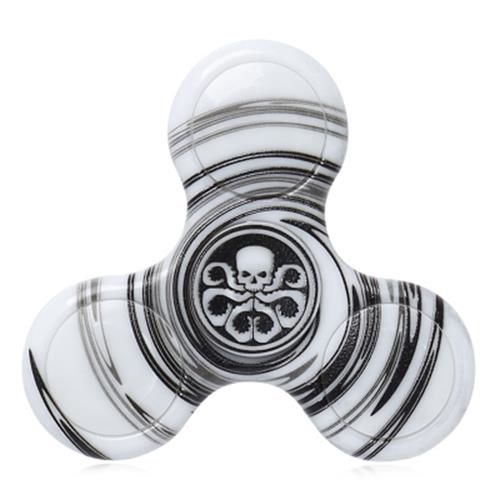 ANTI-STRESS TOY PLASTIC PATTERNED FIDGET SPINNER (BLACK) | Shopee Malaysia