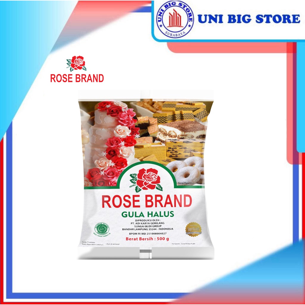 Rose Brand Refined Sugar 500 gr | Shopee Malaysia
