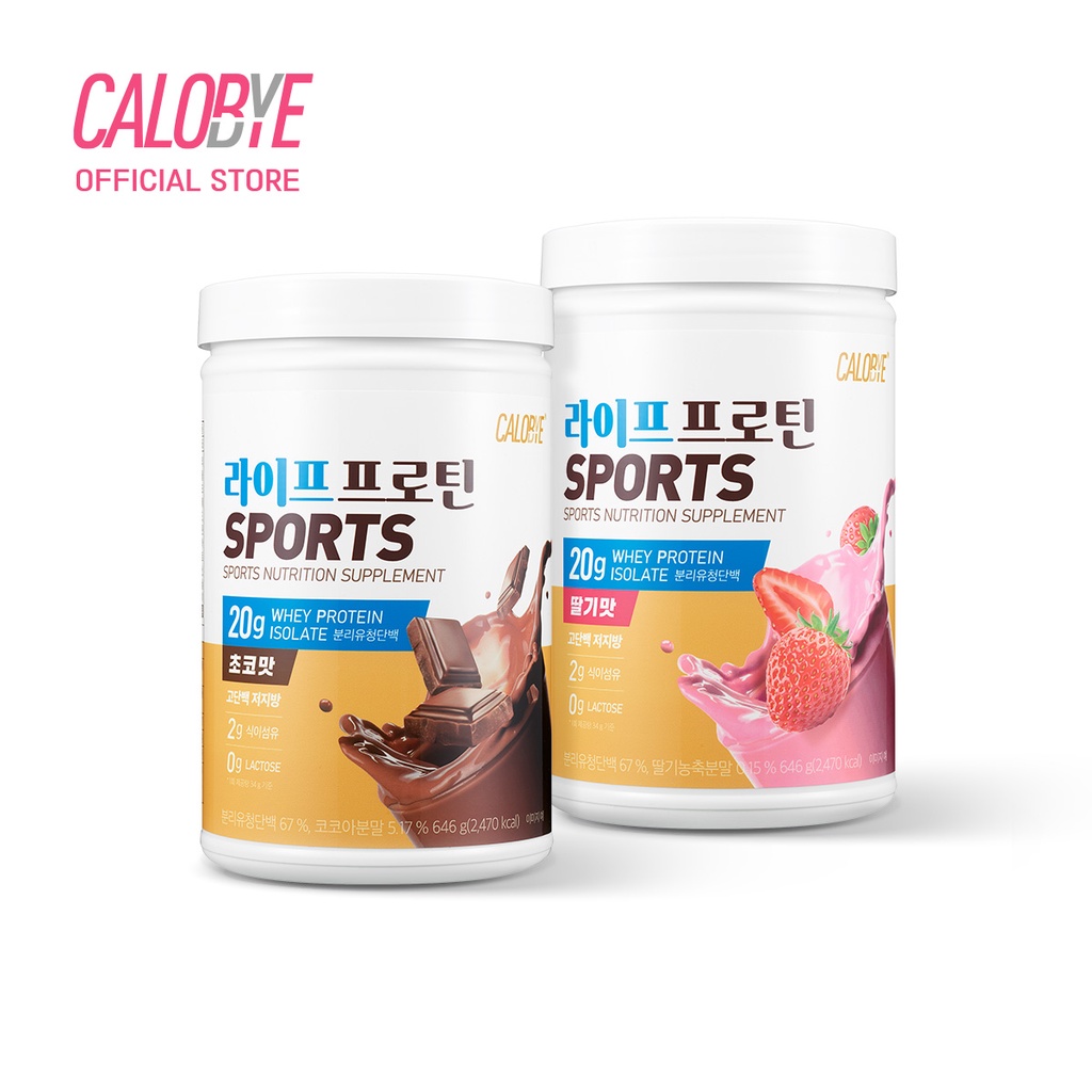 CALOBYE Life Protein Sports For Everyone - Premium Protein Shake (646g ...