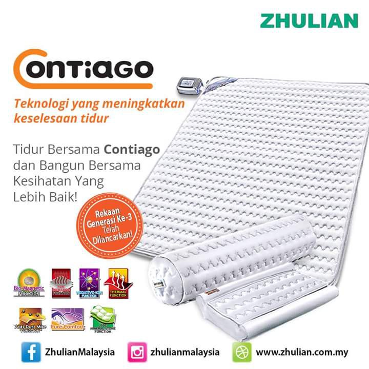 Lapik Tilam Terapiutik Bio-Ion CONTIAGO Tilam Terapi Magnet | Shopee ...