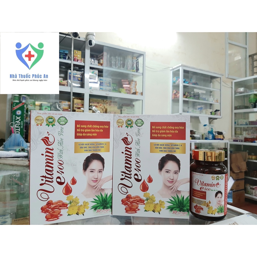 Beautiful Oral Tablet Vitamin E 400 With Aloe Vera Reduces Aging