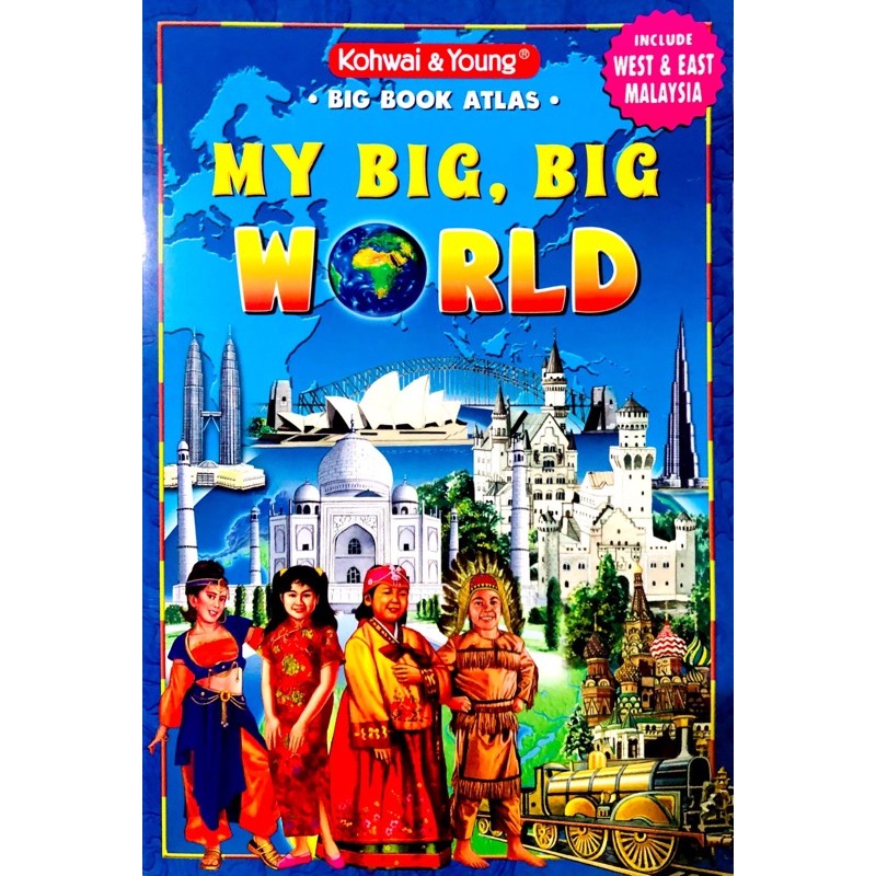 [ABO] My Big , Big WORLD / BIG BOOK ATLAS | Shopee Malaysia