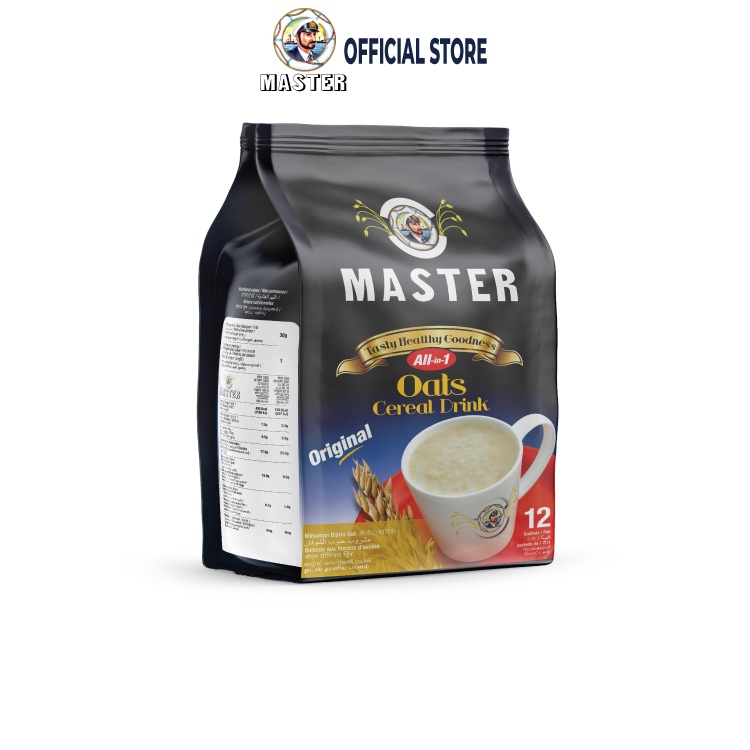 Master Oat Cereal Drink Original 30gx12 SoftPack (Exp:02/2025) | Shopee ...