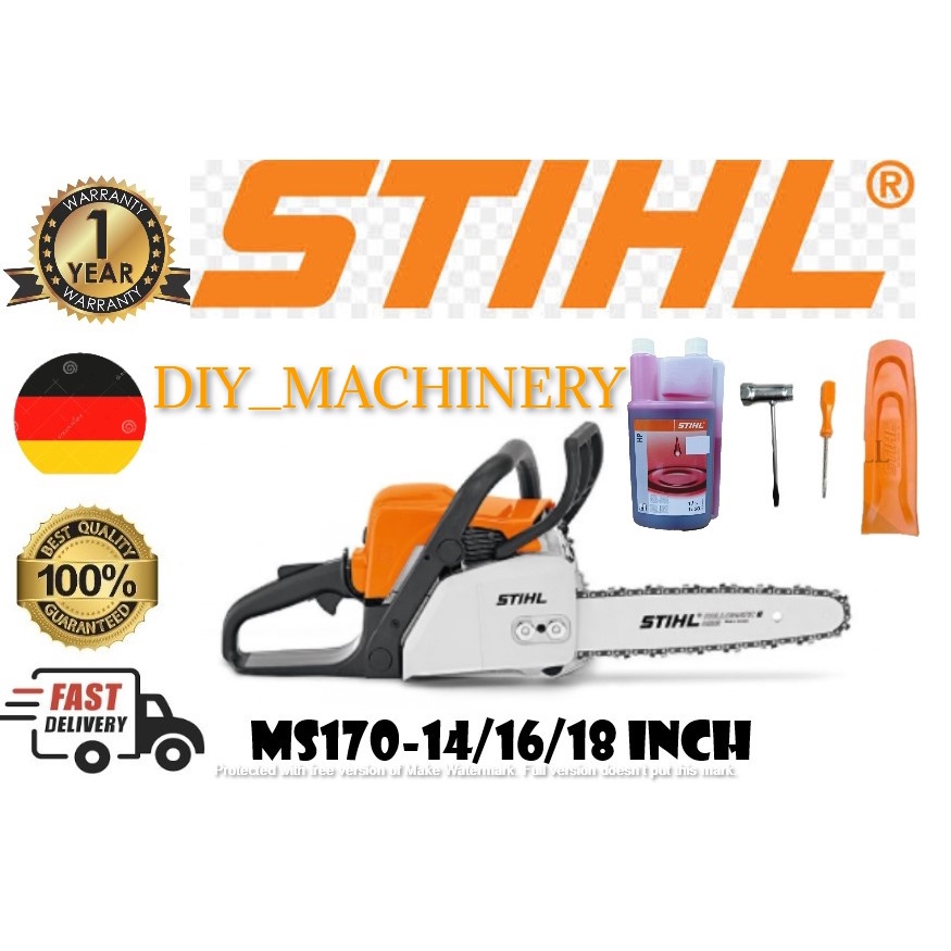 STIHL MS180/MS170 16/18/20 INCH Chainsaw(Made In GERMANY) | Shopee Malaysia