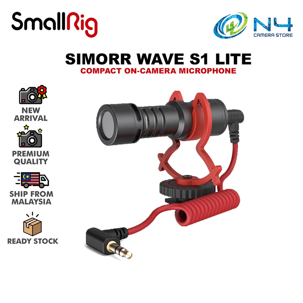 SmallRig Simorr Wave S1 Lite Compact On-Camera Microphone 3452 Wave S1 ...