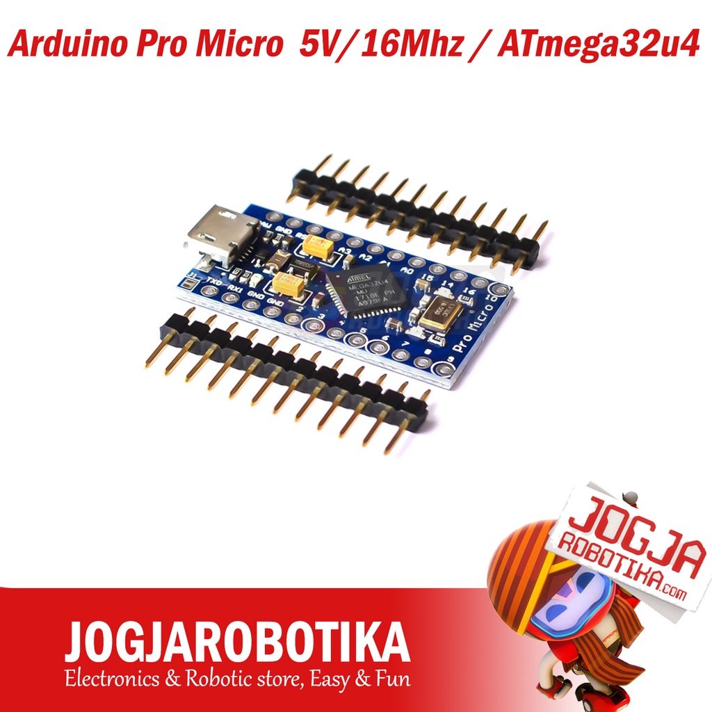 Arduino Pro Micro 5V 16Mhz ATmega32u4 | Shopee Malaysia