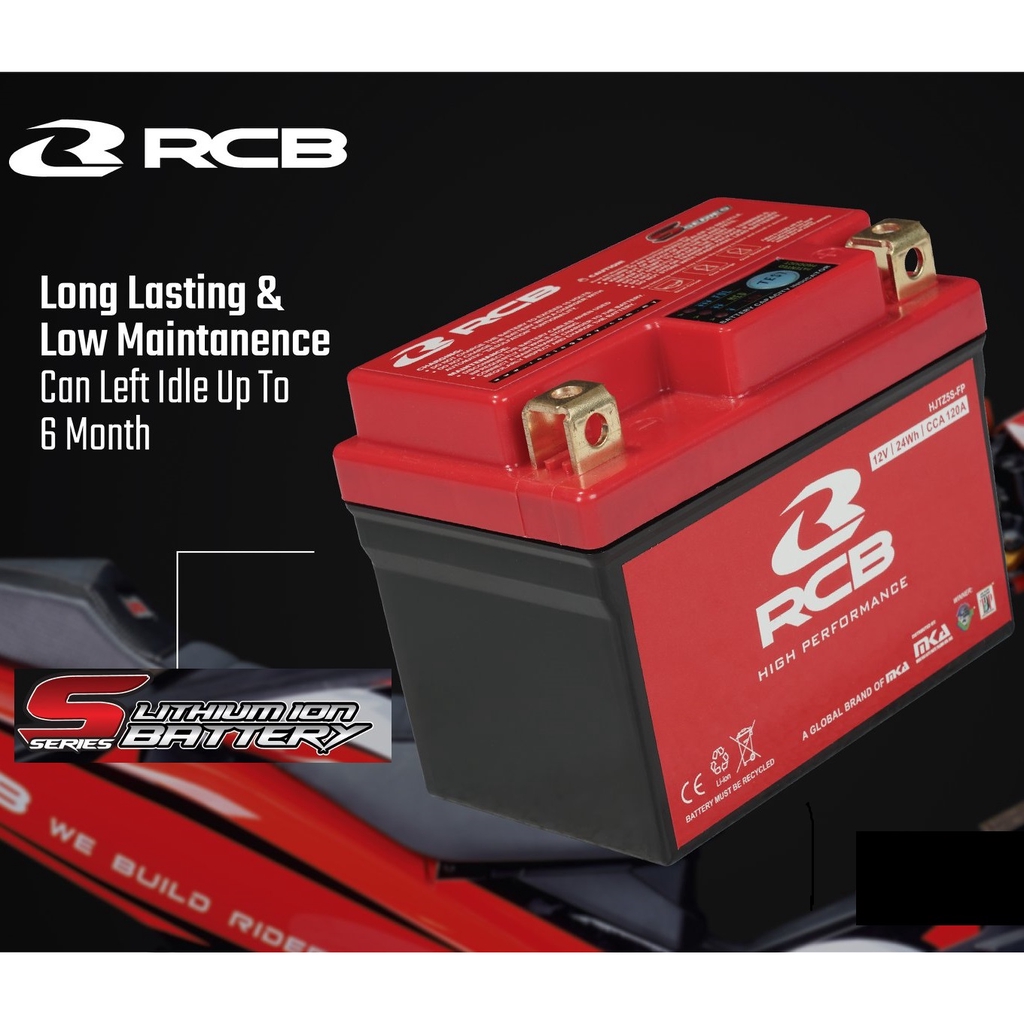 RCB RACING BOY YTZ5 LITHIUM BATTERY( LIGHT WEIGHT LONG LIFE BATTERY ...