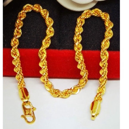 Rantai Tangan Pintal Dewasa Emas 916 Original Offer! | Shopee Malaysia