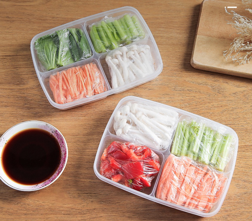 1pc Frozen Meat Preservation Storage Box Food Keep Fresh Container Home ...