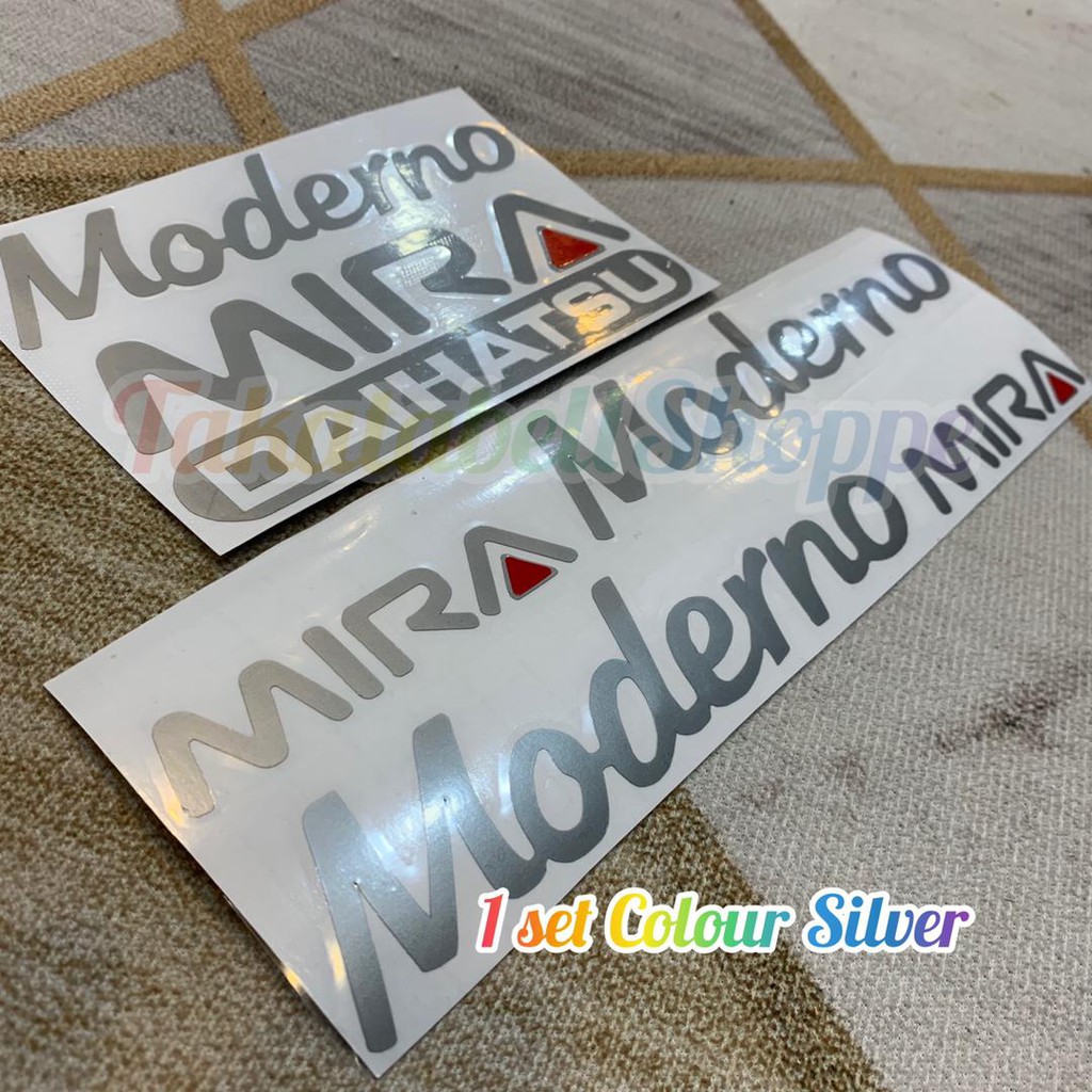 Sticker kancil moderno/Kancil mira daihatsu/sticker perodua kancil ...