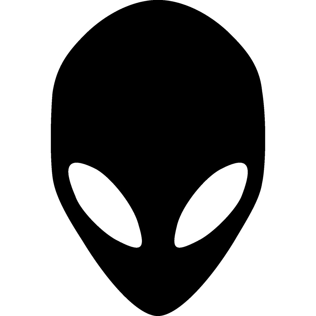 Alienware Logo sticker, Alienware laptop sticker, waterproof pvc ...