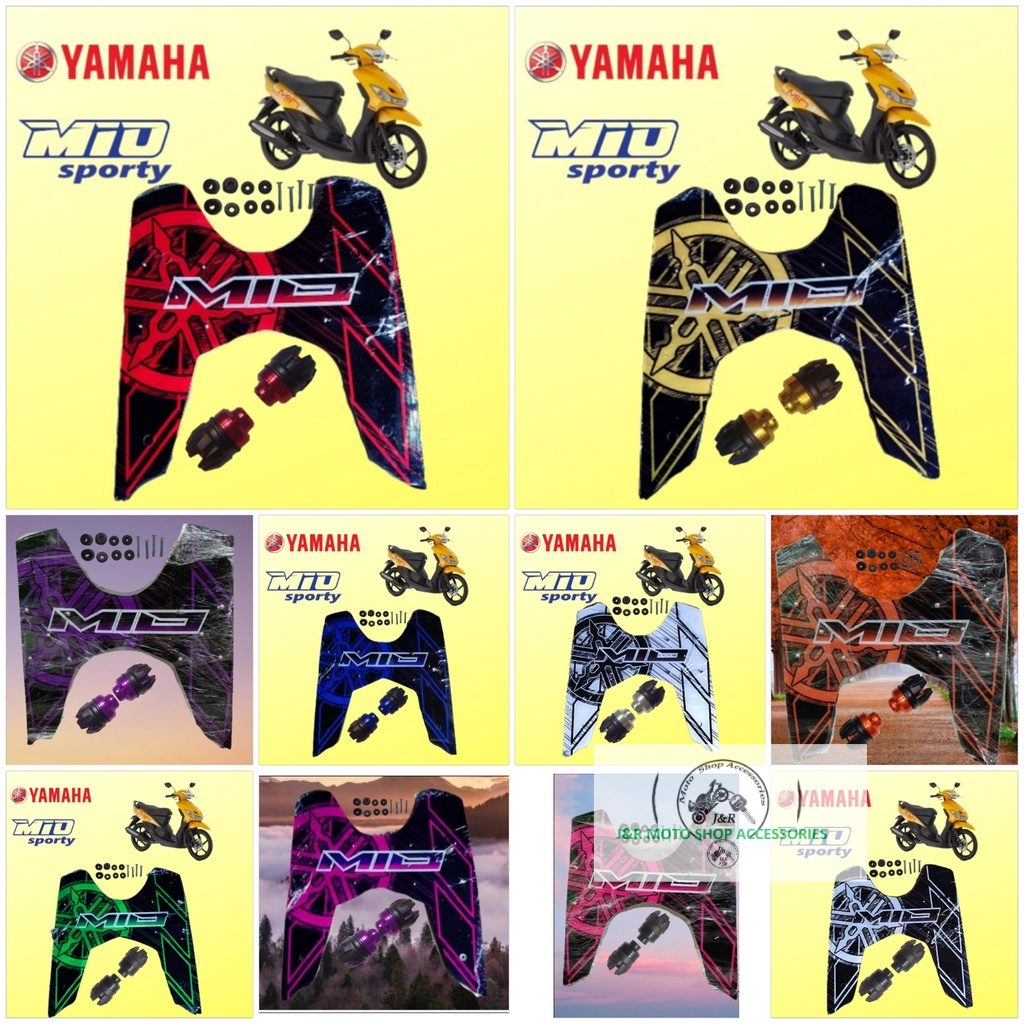 YAMAHA MIO SPORTY / SET 2 ACRYLIC + AXLE CAP MIO SPORTY MIO SPORTY ...