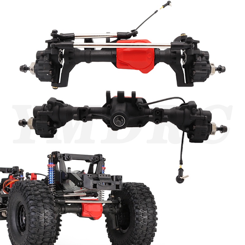 Complete Front Rear Differential Portal Axle with T-lock for 1:10 RC ...