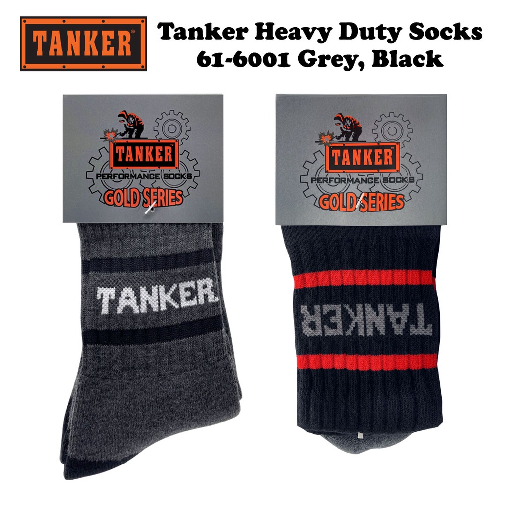 Tanker Heavy Duty Socks - Dark Grey / Black 61-6001 | Shopee Malaysia