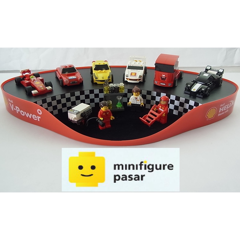 Lego 2012 Shell Ferrari Garage Display Ferrari F1 250 GT Berlinetta 450 ...