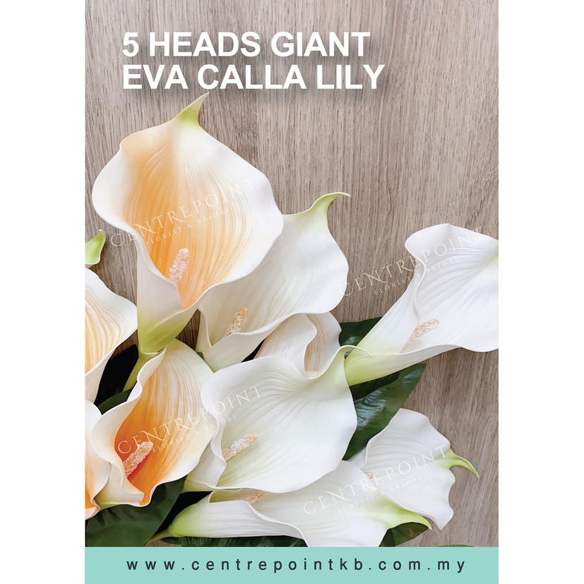 5 Heads Giant Eva Calla Lily / Bunga Lily Besar | Shopee Malaysia