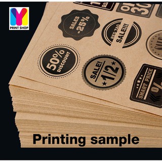 Sticker Fasson Avery Glossy & Matte and Kraft A4 Size 21x29cm Paper ...